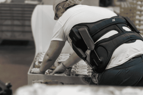 Japet Exoskeleton is an active suit to prevent MSDs | Stanley